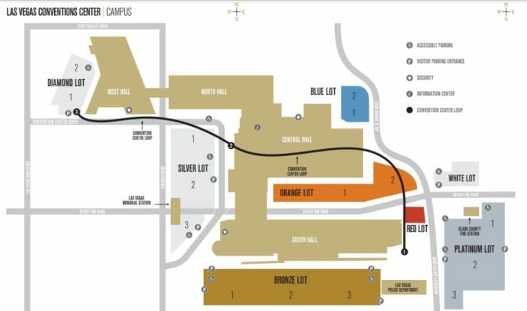Las Vegas Convention Center Parking Fee 2021, Map & Information